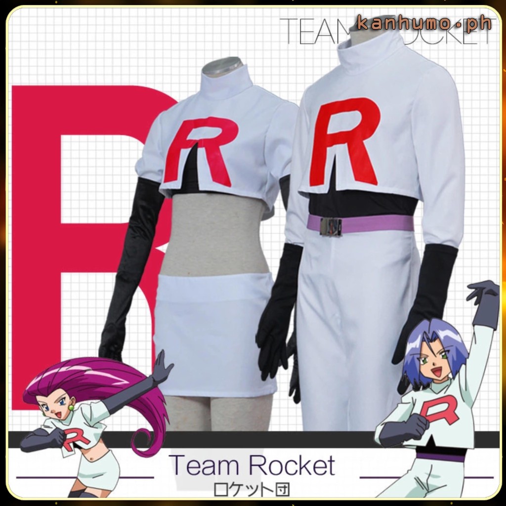 Anime Jessie James Cosplay Costume Team Rocket Jessie Musashi James ...