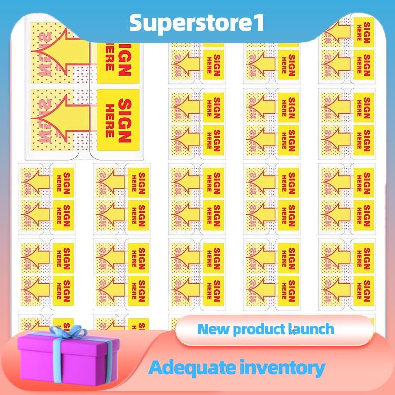 300 Piece Sign Here Tabs Sign Here Stickers Sign Here Flags with ...