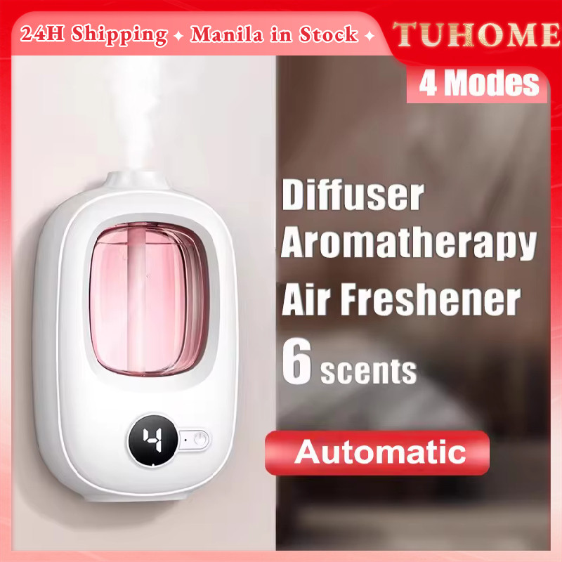 Digital Display Aroma Diffuser Rechargeable Air Purifie Automatic ...