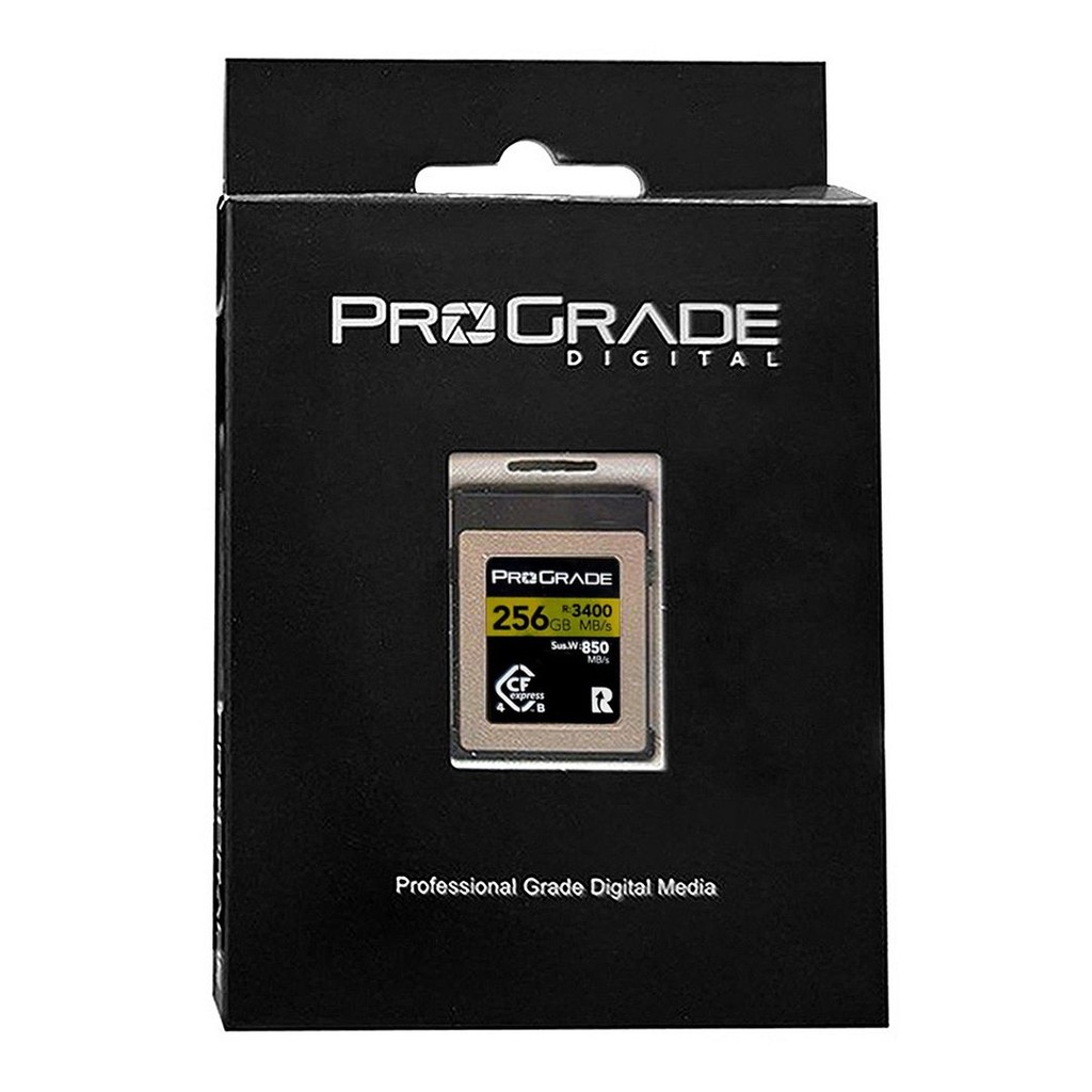 ProGrade Digital 256GB CFexpress 4.0 Type B Gold Memory Card (R:3400MB ...