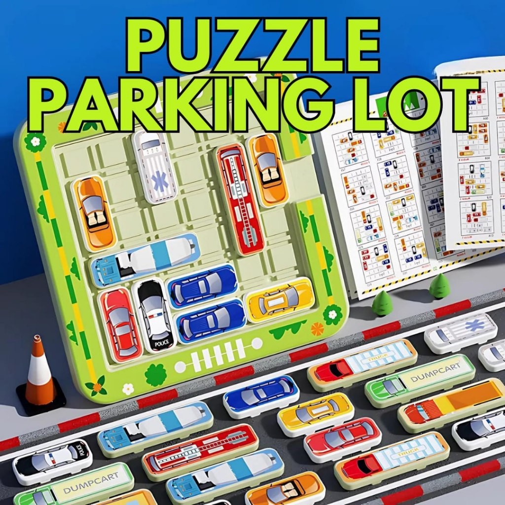 BYJ Puzzle Parking Lot Brain Teaser Board Game Sensory Skill Toy Gift For Kids | Shopee Philippines