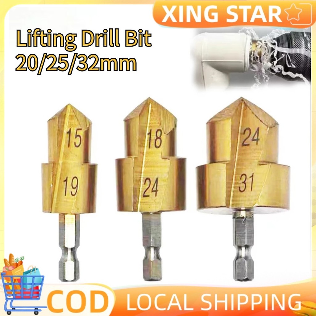 PVC Pipe Drill Bit Hexagonal Lifting Drill Bit 20/25/32mm for Water ...