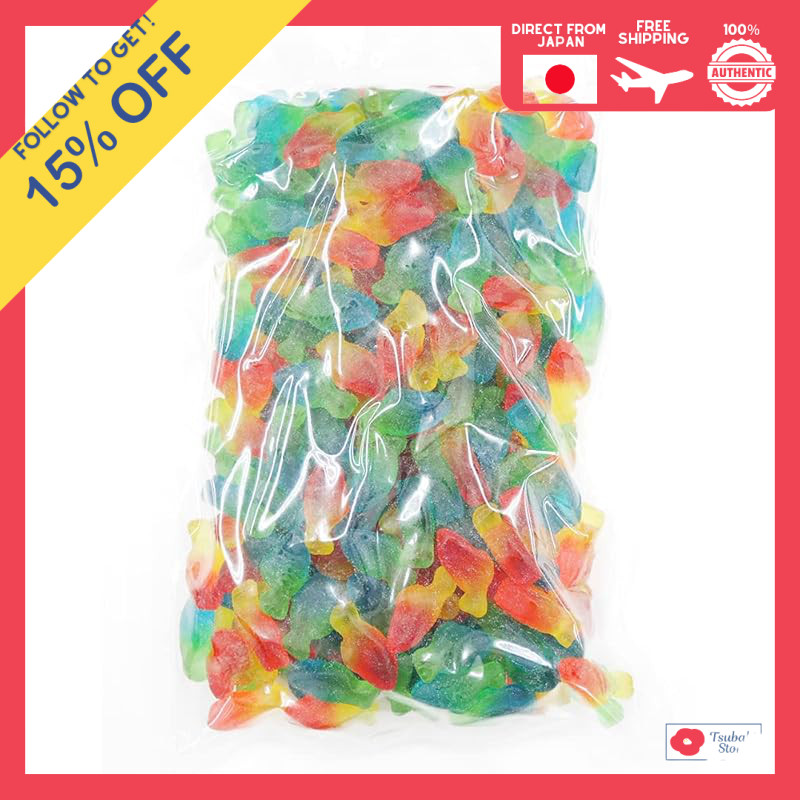 Ace 1kg Fish Gummies - Approximately 250 Pieces [Fish-shaped Gummies in ...