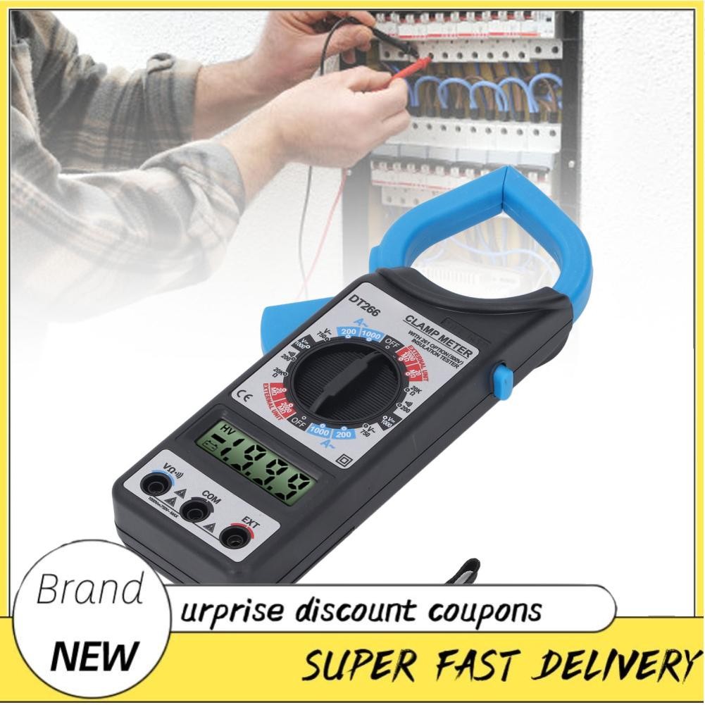 Freemarket Digital Clamp Meter Multimeter 1000A AC Current Measurement ...