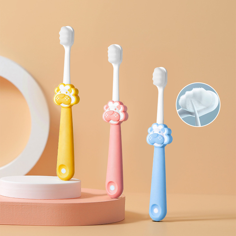 Cozyland Toothbrush For Kids Super Soft Kids Toothbrush Cartoon Lion ...