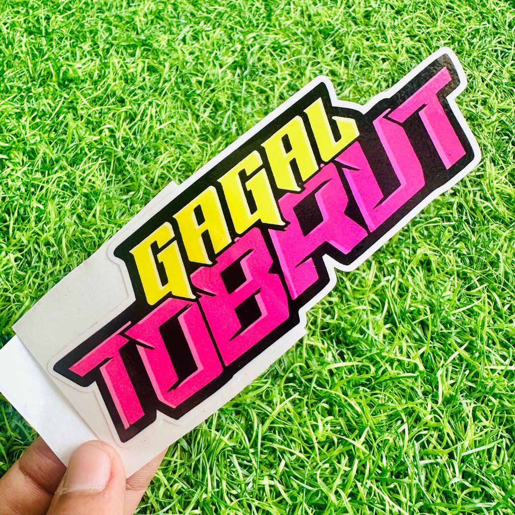 Tobrut Failed Sticker 12x4 cm – Choice Of & Hologram Material ...