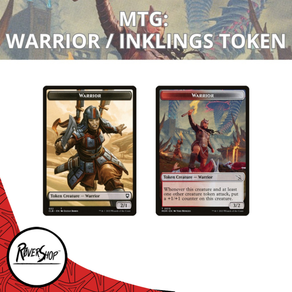 Magic The Gathering MTG Tokens : Warrior / Inkling Token | Shopee ...