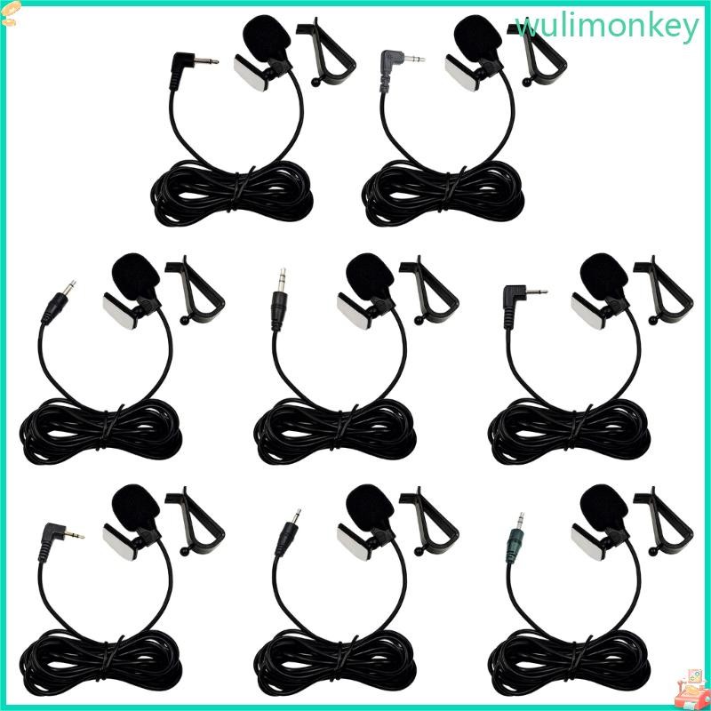 WU Car Microphone 2 5 3 5mm Clip Jack Plug Mic Stereo Mono Mini Wired ...