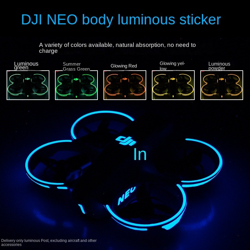 StartFly is suitable for DJI NEO luminous stickers, cool night light ...
