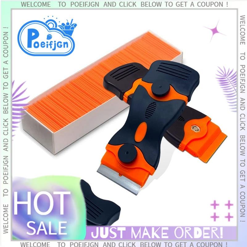 Razor Blade Scraper Adhesive Remover Cleaning Scrapers for Stickers ...