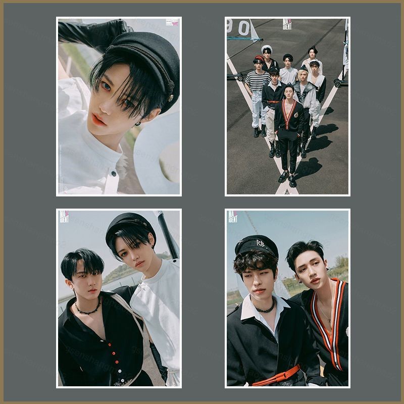PG Stray Kids MAXIDENT Member group notice Self-adhesive poster wall ...