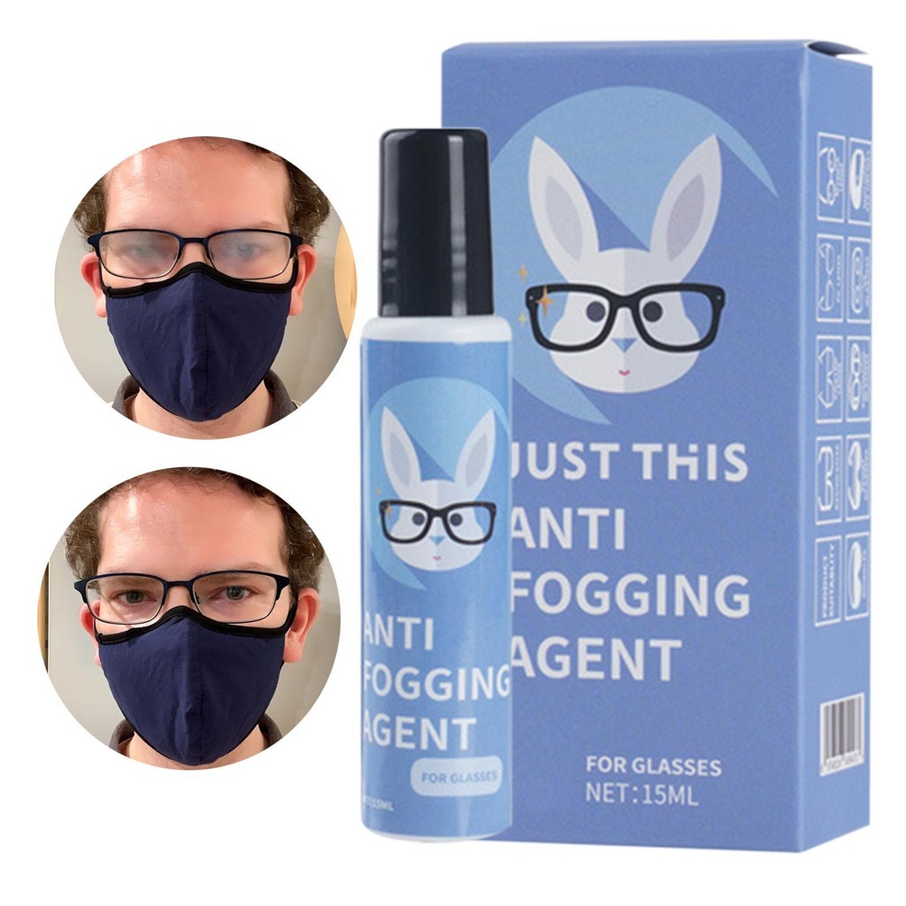 Anti-Fog Glasses Cleaner Effective Lens Cleaner Anti Fog 15ml Lens ...