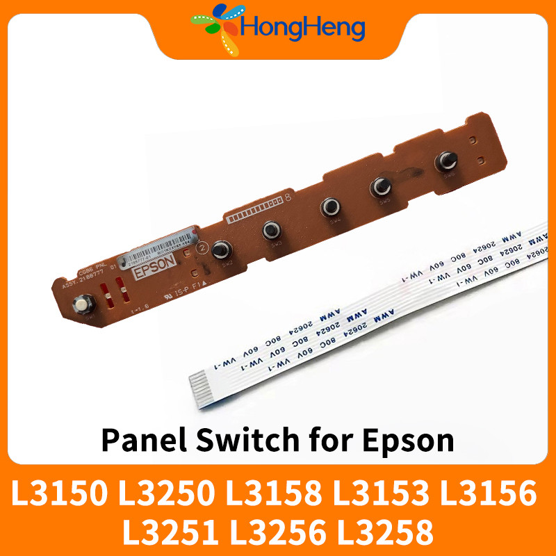 Panel Switch (Used) for Epson L3150 L3250 L3158 L3153 L3156 L3251 L3256 ...