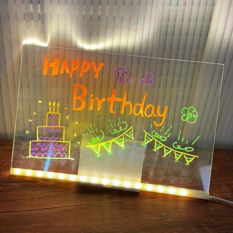 LED Light-Up Drawing Board - Kids Toddlers Doodle Board - Creative ...