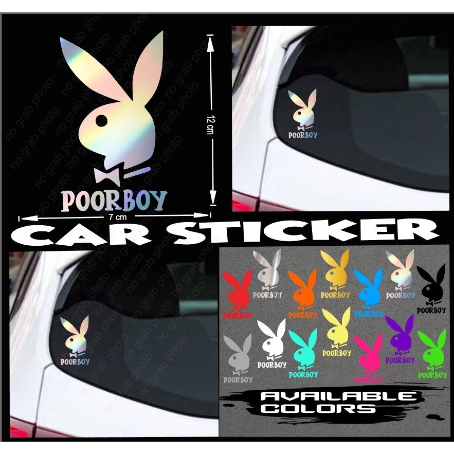 Poor boy sticker for car and motorcycle TD | Shopee Philippines