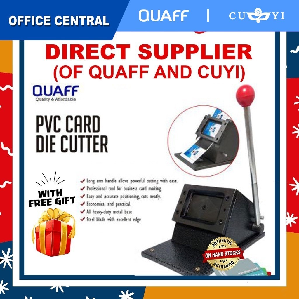 QUAFF PVC Card Die Cutter for ID Card Making (86mm x 54mm Cut Size ...