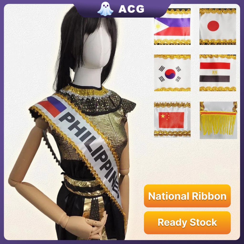 United Nation Sash for Kids Boys Girls of Philippines Cosplay Buwan Ng ...