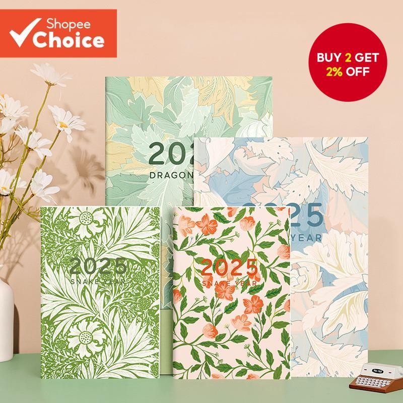 2025 Planner Notebook 365 Days Calendar Agenda Planner A4 A5 Diary ...