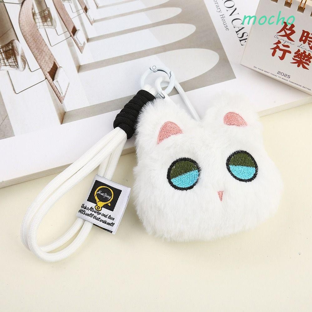MOCHO Cat Plush Doll Keychain, Big Eyes Stuffed Cute Cat Plush Doll ...