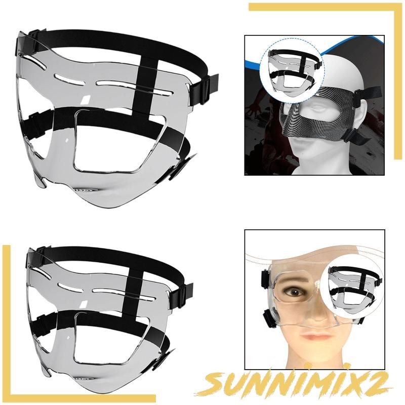 [Sunnimix2] Face Guard for Broken Nose Sports Shield Mask, Face Mask ...