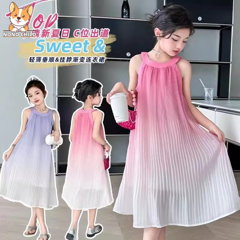 NONO Children's Fashion High Quality Korean Dress for Kids Girl Casual ...