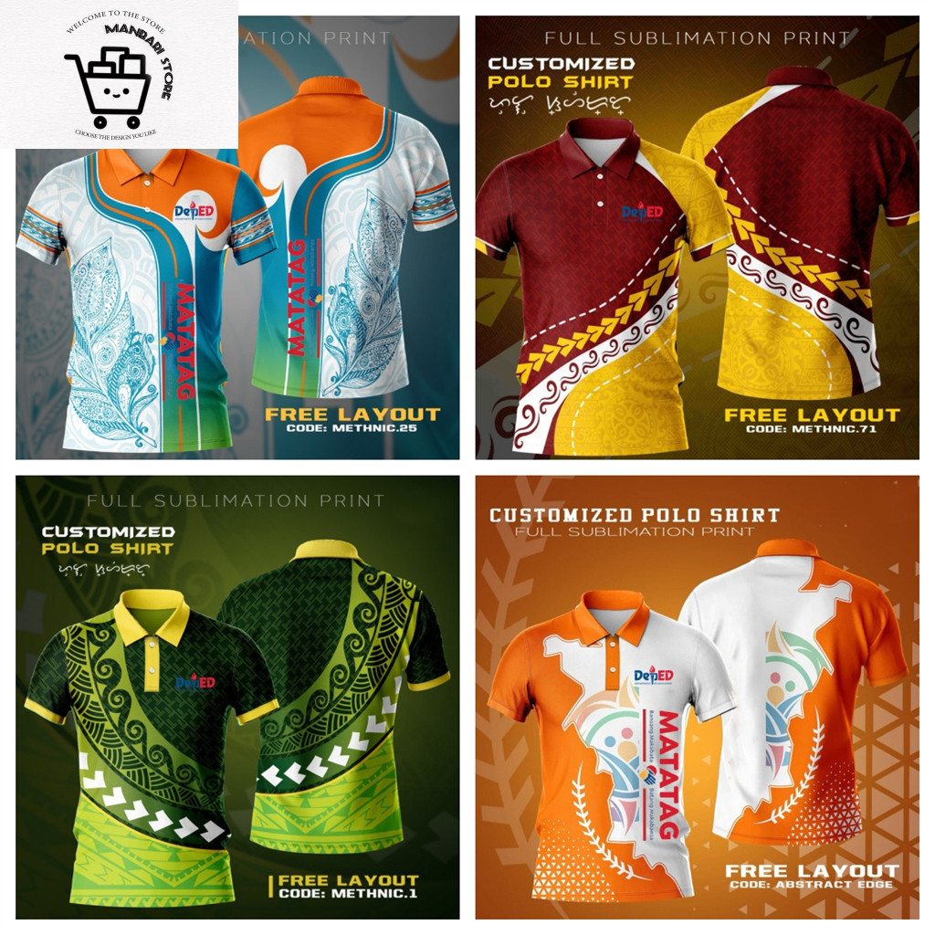 NEW-DEPED UNIFORM 2025 FULL SUBLIMATION DEPED POLO SHIRT FOR MEN AND ...