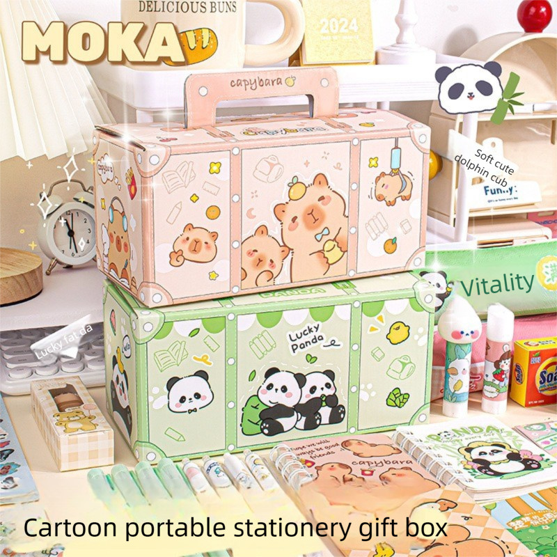 Student Back-to-School Gift Stationery Set Handheld Gift Box Children's ...
