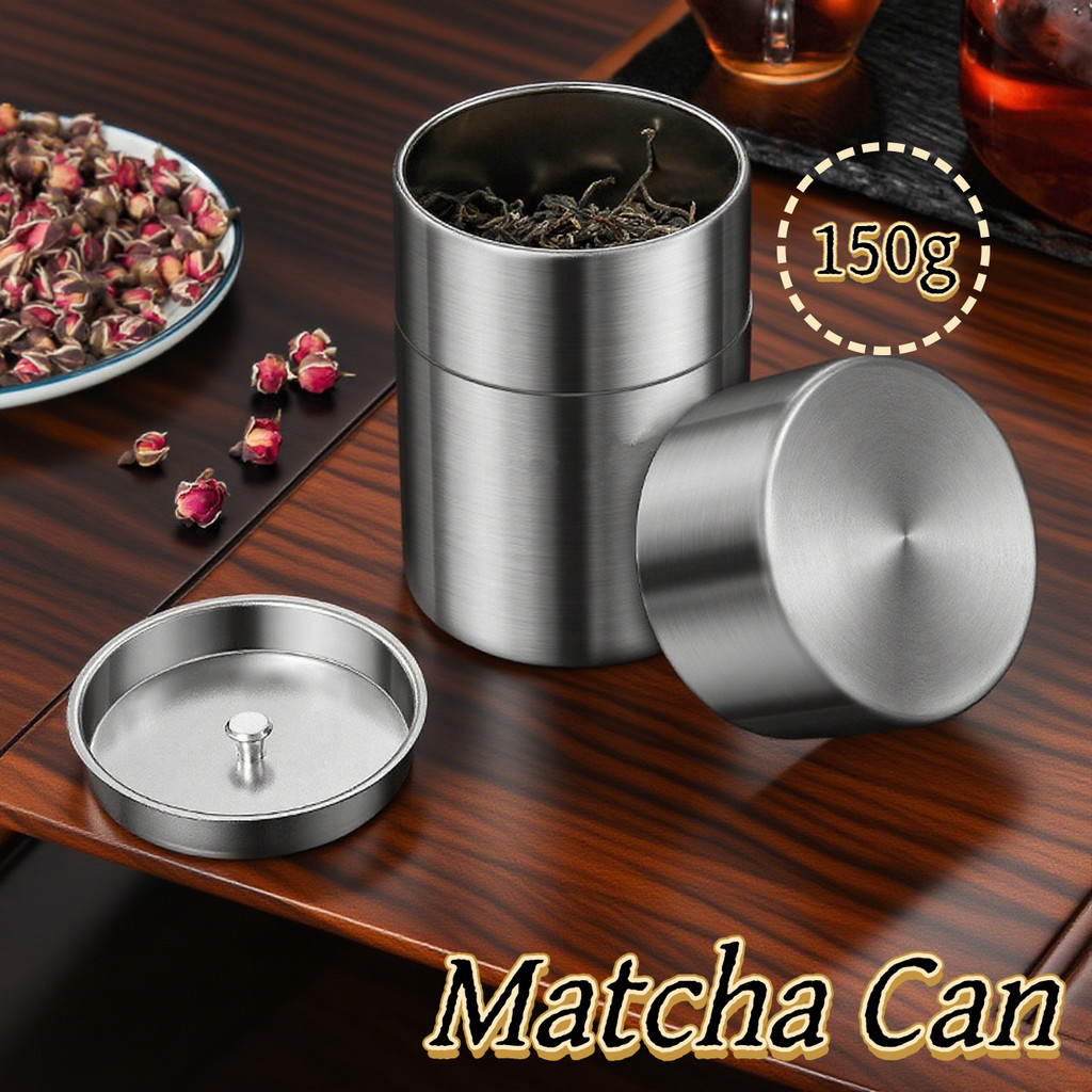 Matcha Stainless Steel Canister / Stainless Steel Matcha Powder ...