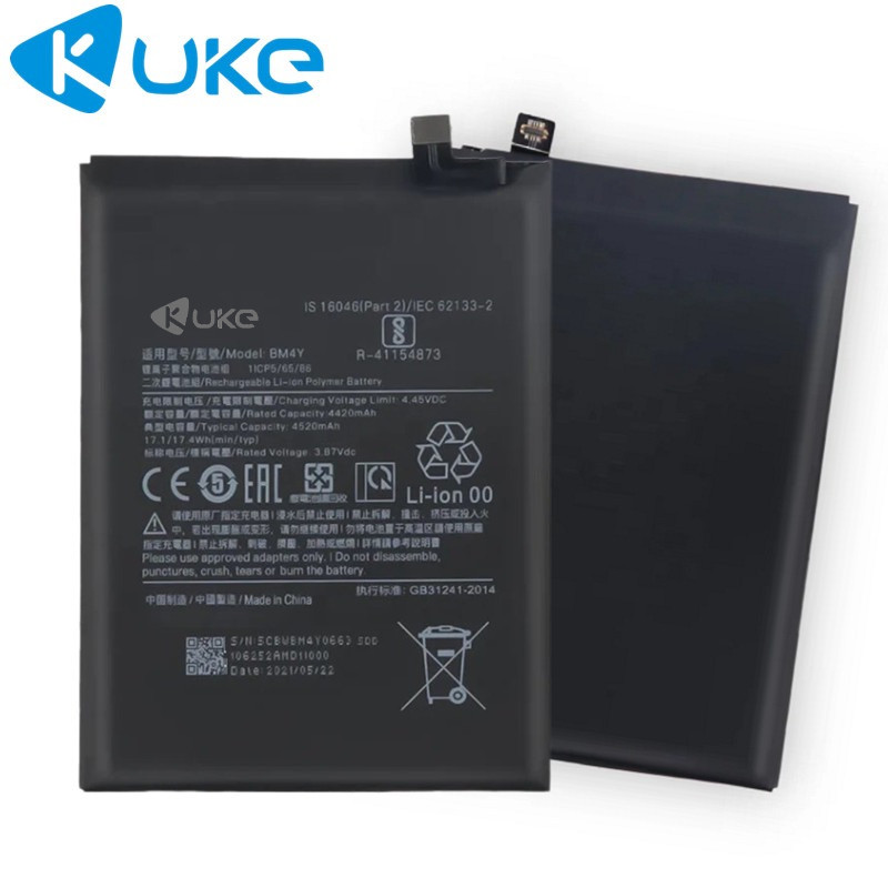 KUKE Battery BM4Y FOR Xiaomi Poco F3 Redmi K40 Pro K40 Pro replacement ...