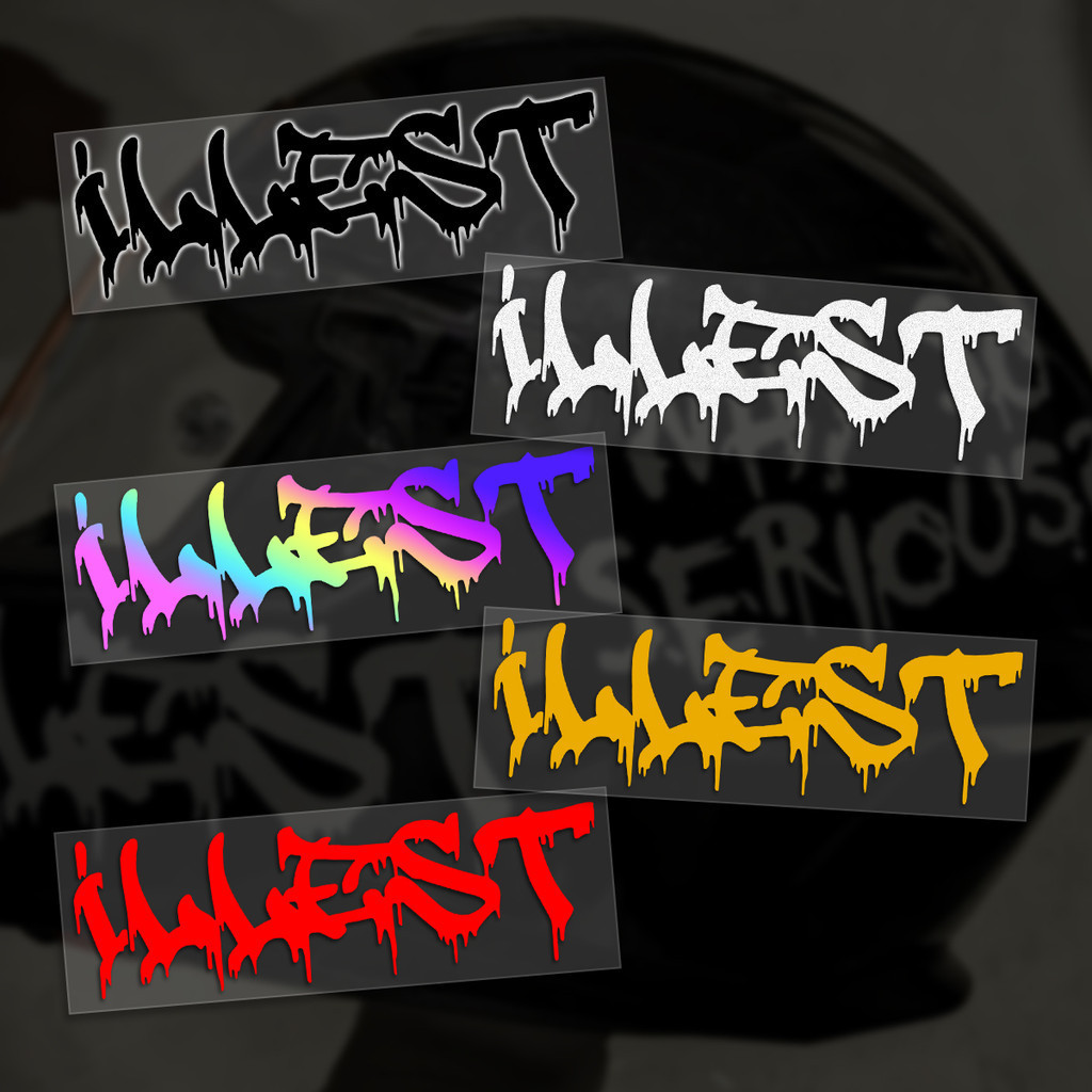 TLP hollow car sticker Illest modified car sticker graffiti style hip ...