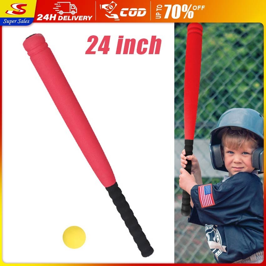 【SuperSales】 Sponge Baseball Bats Toy Children Gift Game Play set W ...