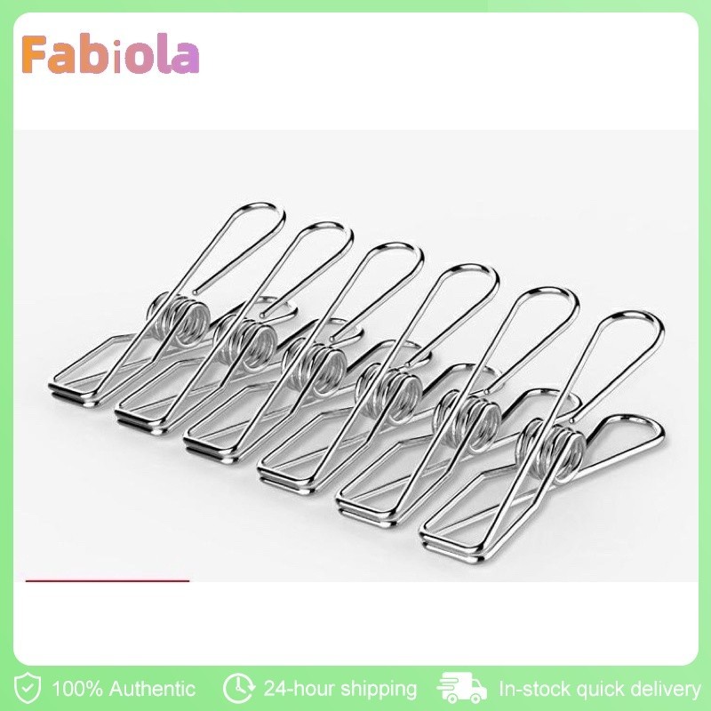 20pcs Multipurpose Stainless Steel Clips Clothing Clamps Sealing Clip ...