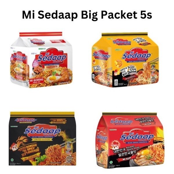 Mi Sedap Goreng / Korean Spicy Chicken / Cheese / Korean Spicy Soup ...