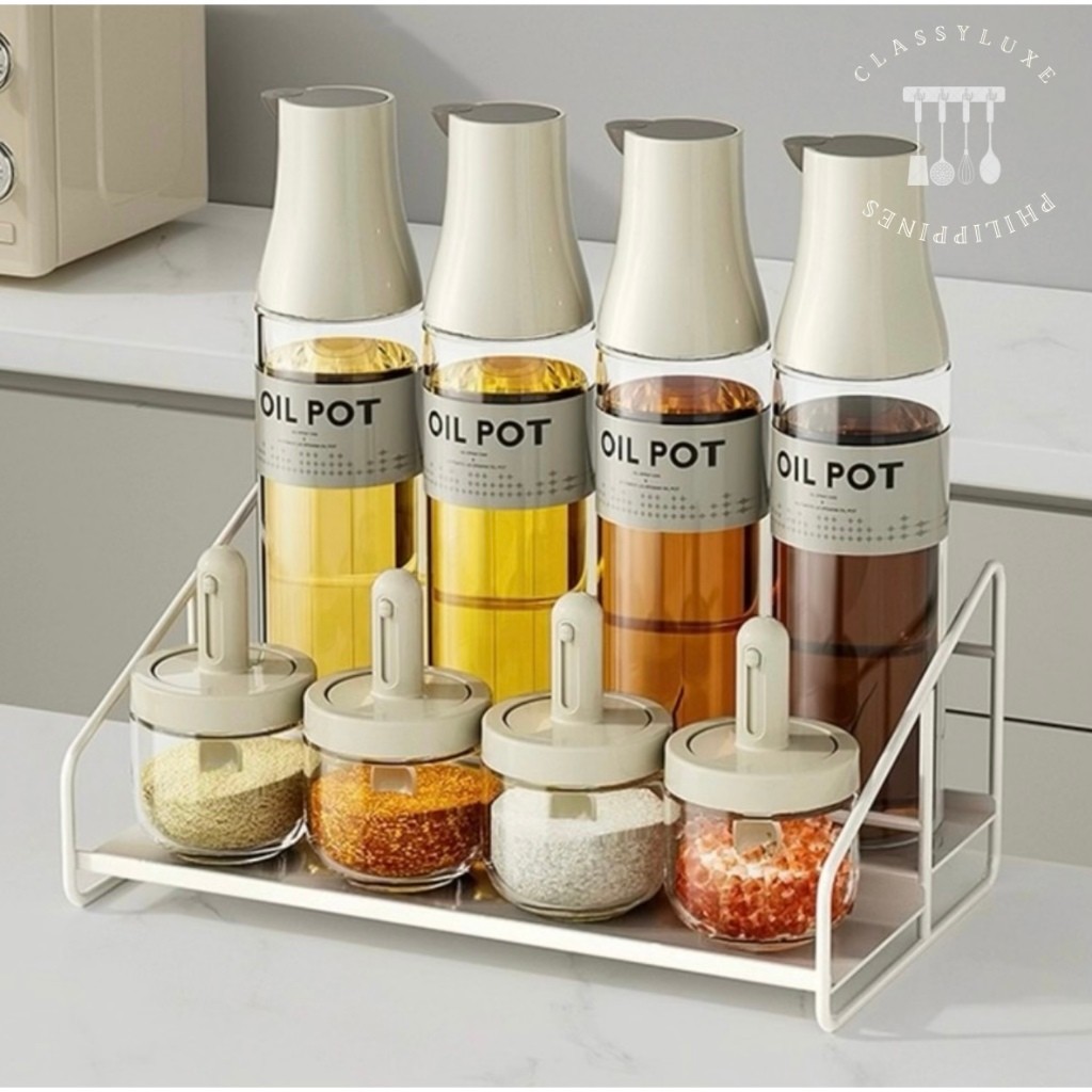 KITkitchen Glass Oil Pot Automatic Dispenser Leak-proof Soy Sauce ...