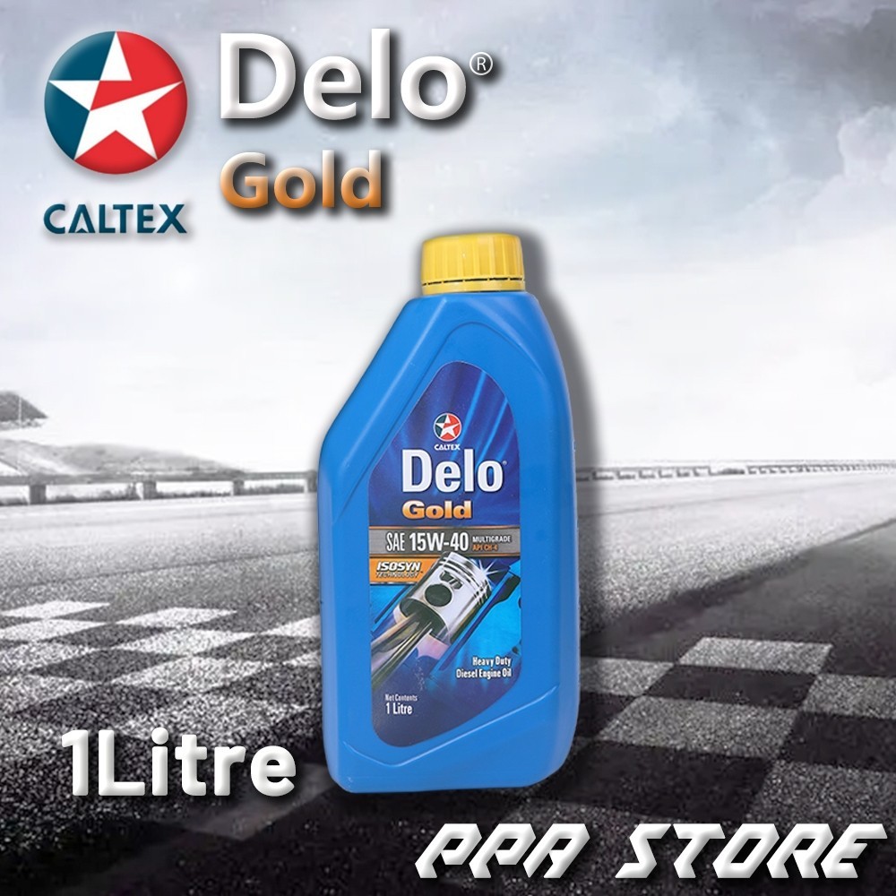 DELO shell Caltex Delo Gold Multigrade SAE 15W40 Motor Oil Synthetic ...
