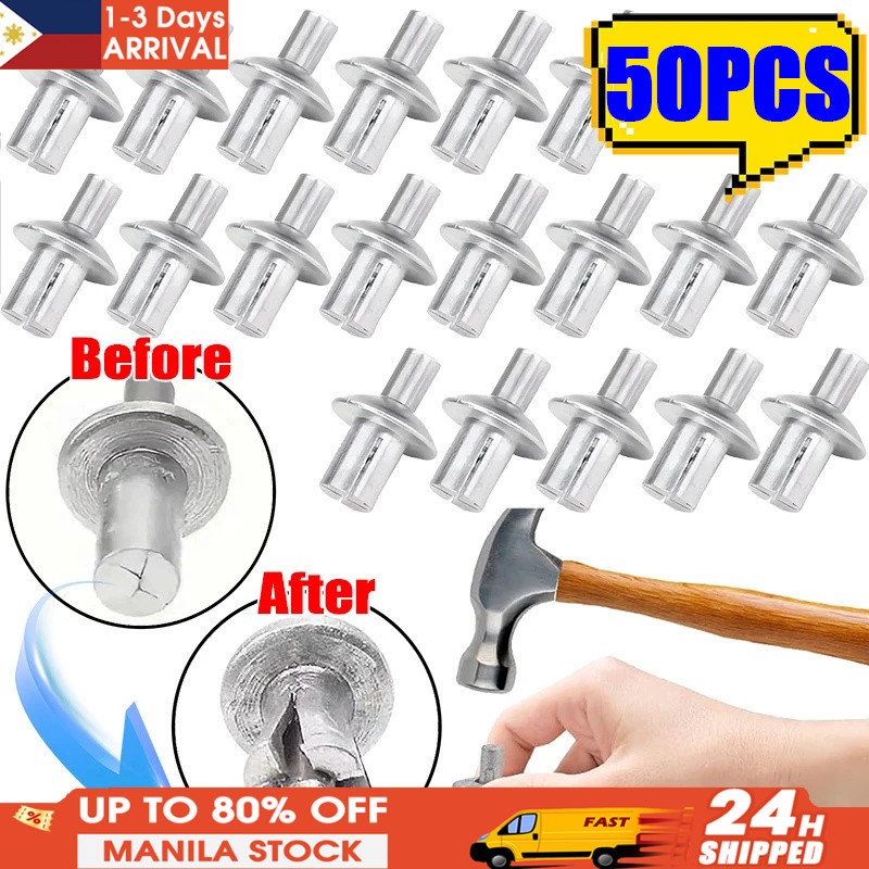 Hammer Drive Expansion Rivets - Percussion Expansions Aluminum Nail ...