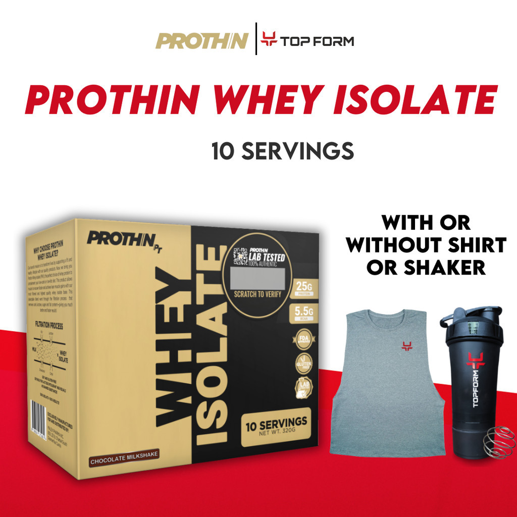 Prothin Whey Isolate - 10 servings | Shopee Philippines