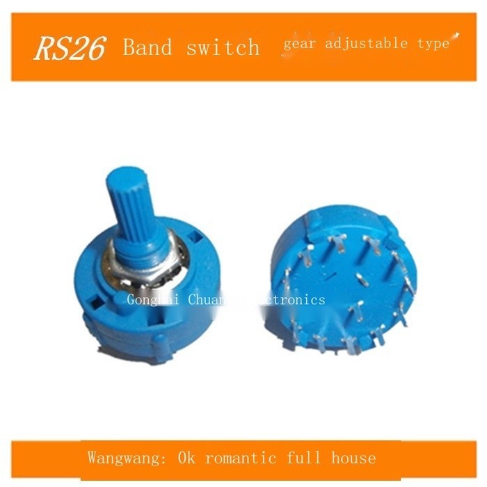 Band switch single-pole 2-bit 1-pole 2-speed screw 1 multi-speed switch ...