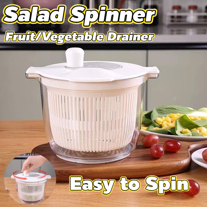 Salad Spinner Dehydrator Vegetables Drying Machine Vegetables Washer ...