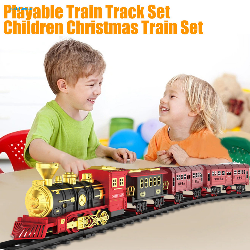 BIU_ Imaginative Play Toy Train Set Christmas Train Set for Kids ...