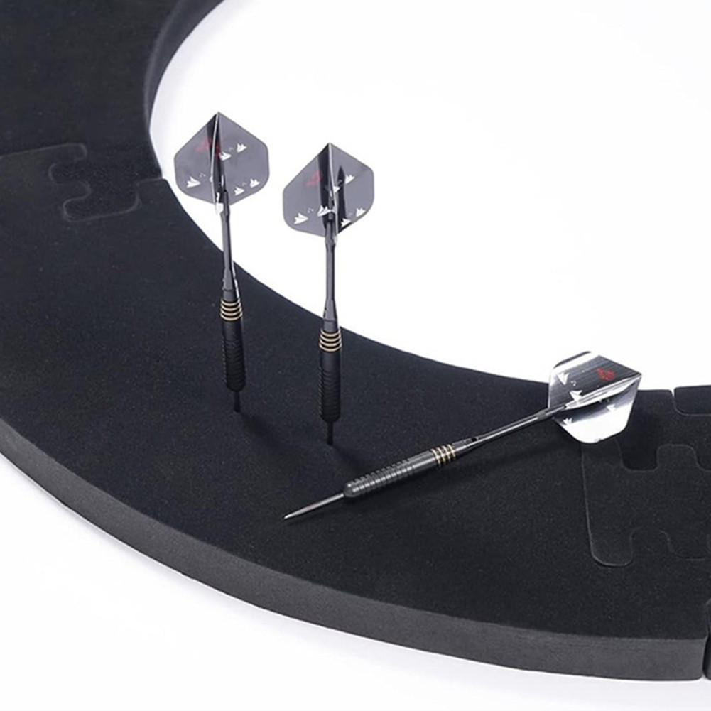 Universal Black Dart Board Wall Protector Dartboard Surround Ring ...
