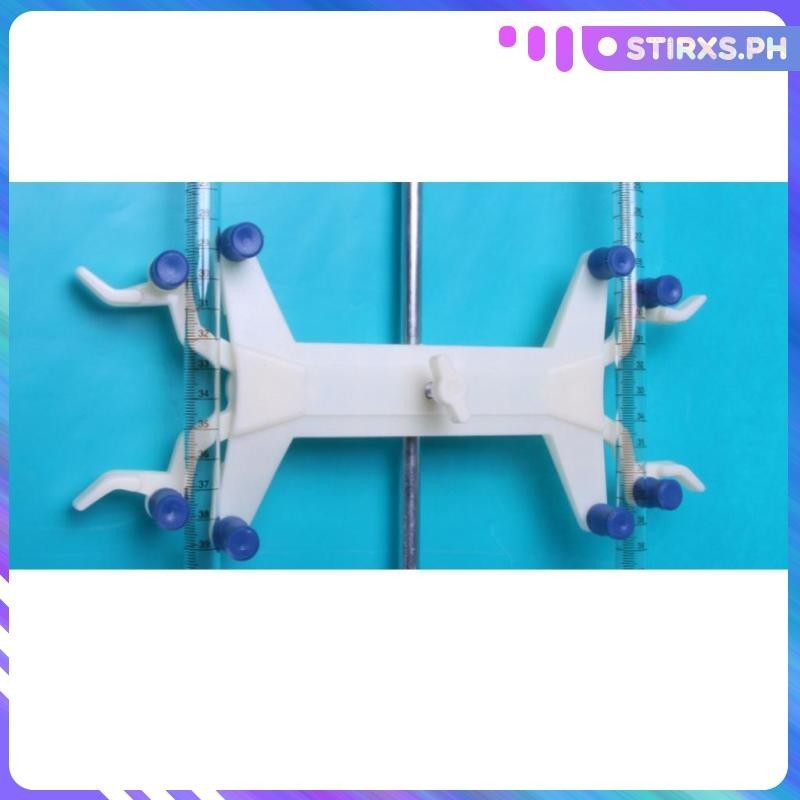 [stirxs] Double Buret Clamp, for Lab Titration Stand Kit Stable and ...