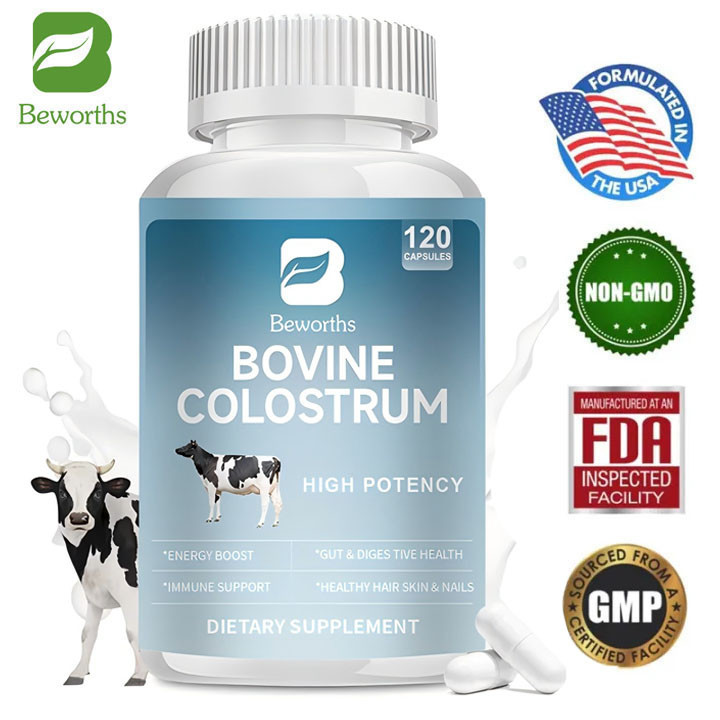 BEWORTHS Bovine Colostrum Capsules 1000mg with 20% IgG Protein ...