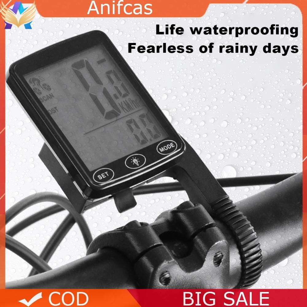 Wireless Bicycle Computer Waterproof Bike Speedometer Odometer for Road ...