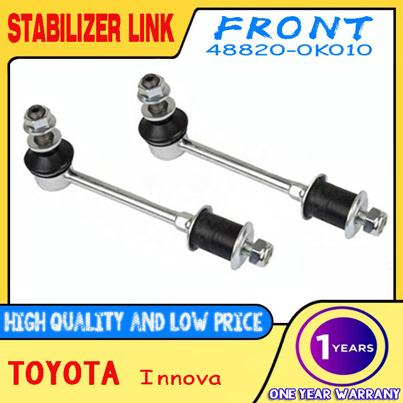 (2PCS) STABILIZER LINK with rubber bushing Toyota Innova / Hilux 4x2 ...
