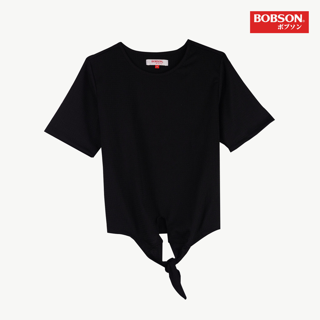 Bobson Japanese Ladies Basic Tees Boxy Fit 157607-U (Black) | Shopee Philippines