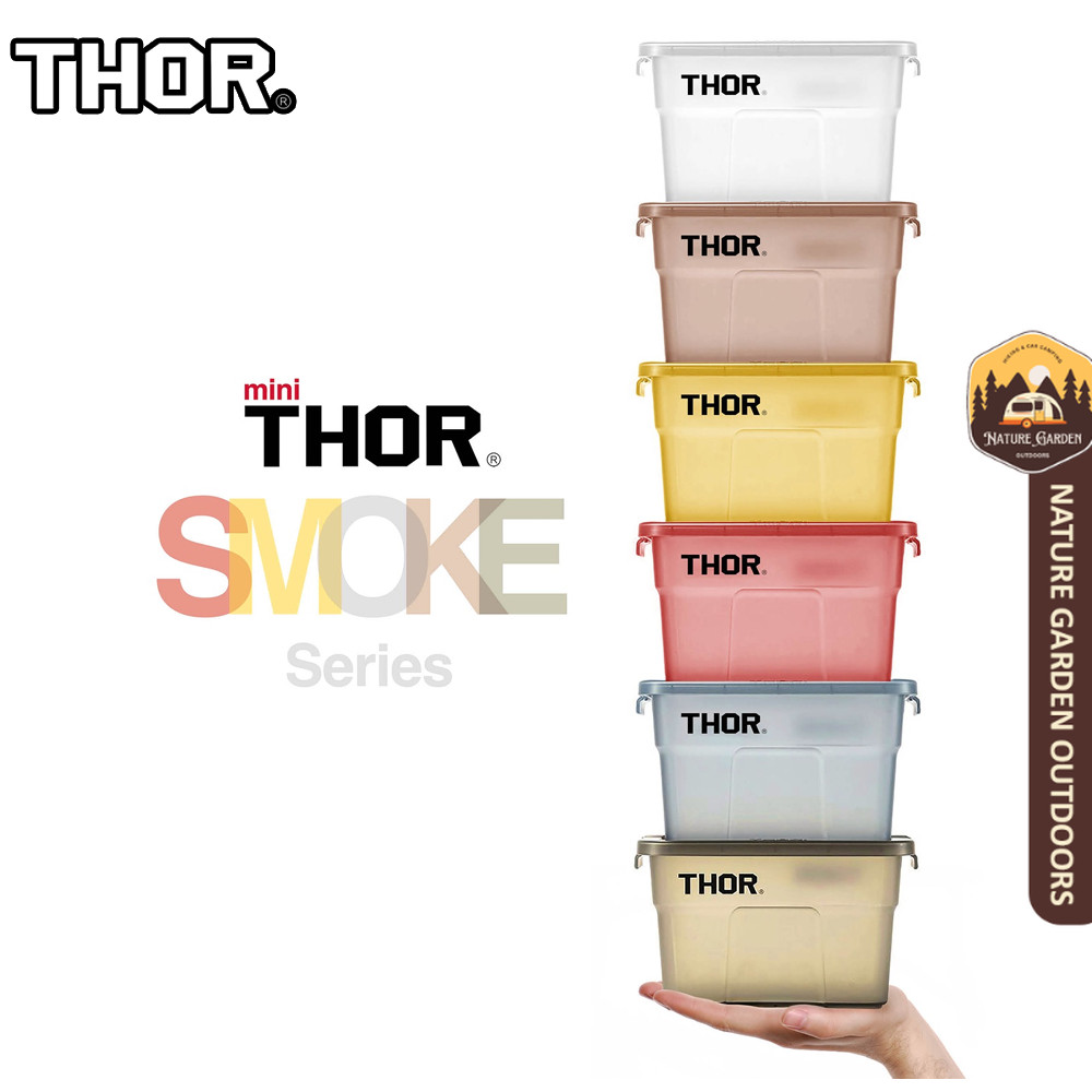 THOR Storage Smoked Series 1L MINI Stackable Food Grade Storage Box ...