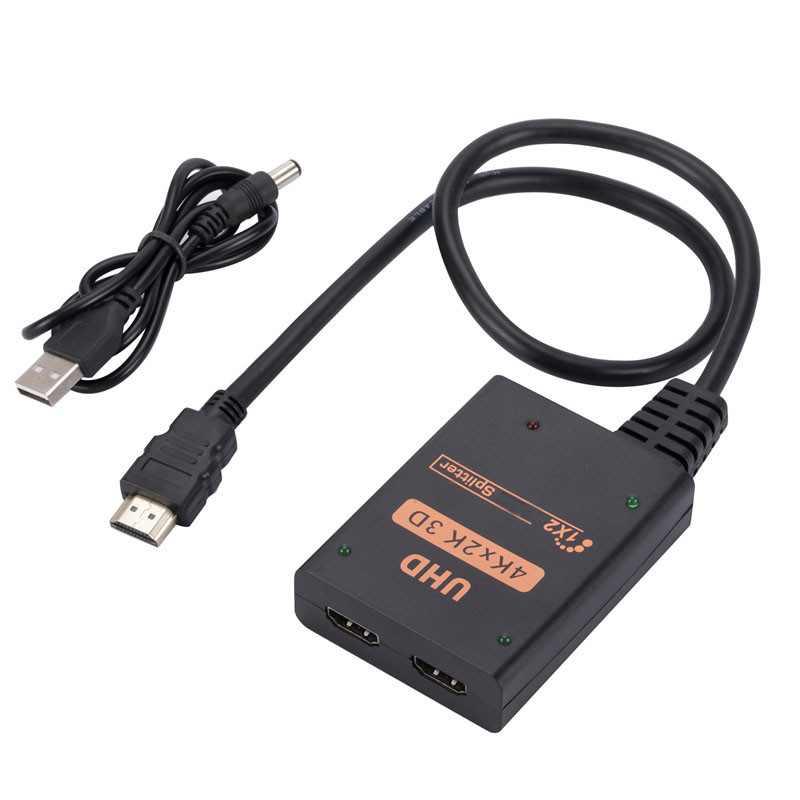 HDMI-Compatible Splitter 1 In 2 Out 4K 1 To 2 Splitter For DVD D-VHS ...