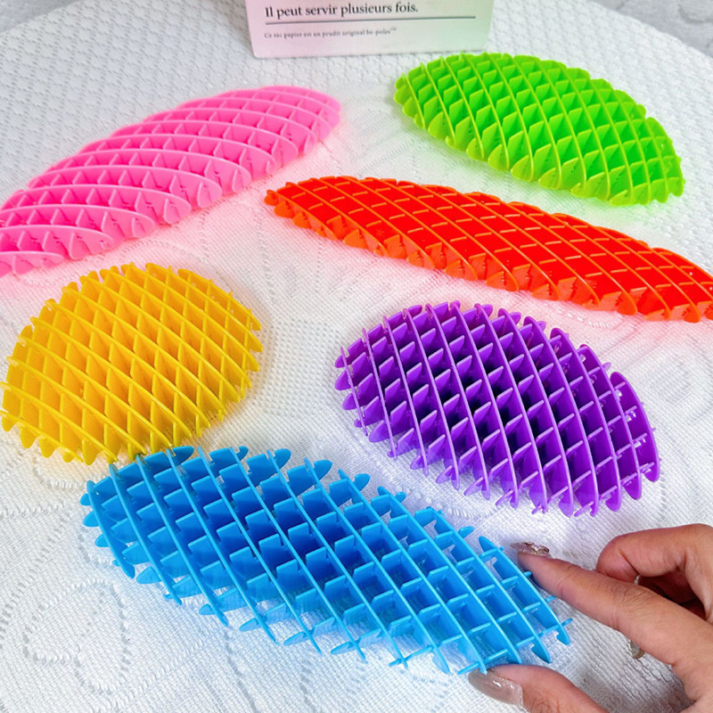 Geetoy 1pc Colorful Worm Elastic Mesh Decompression Toys Stress Relief ...