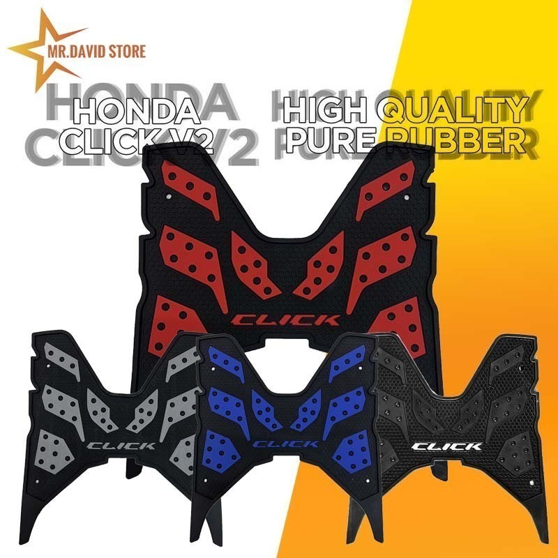 Rubber Matting For Honda Click 125 & 150 V1,V2 And Game Changer ...